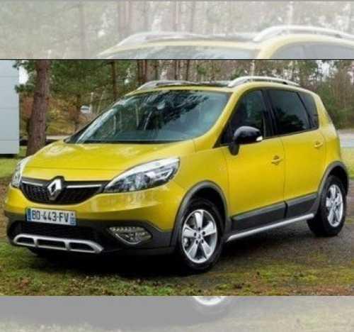 Бампер передний renault scenic3 X-mode