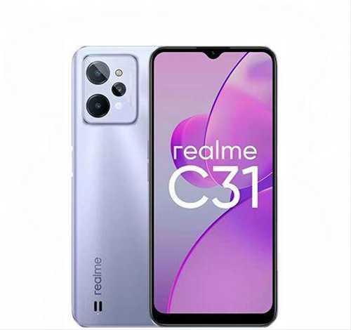 Смартфон Realme C31 4/64GB Серебристый