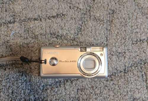 Компактный фотоаппарат canon PowerShot a400