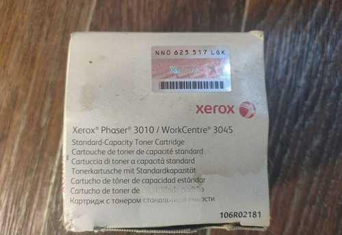 Картридж xerox 106R02181 для xerox P 3010/WC 3045