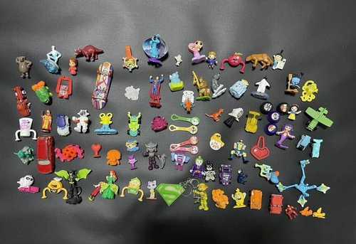 Разнообразные игрушки из киндера
