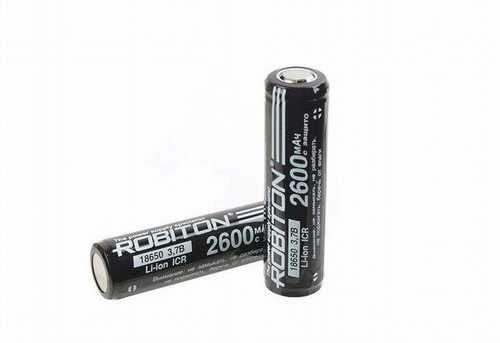 Аккумулятор Robiton 18650 (5A, 2600mAh) с защитой