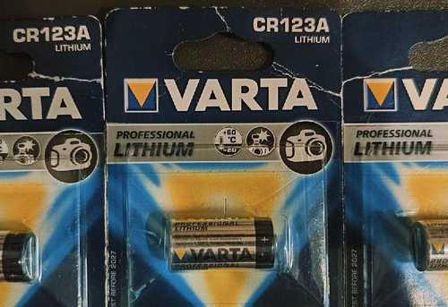 Аккумулятор varta cr123a