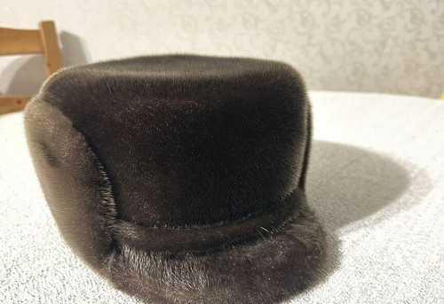 Норковая шапка мужская