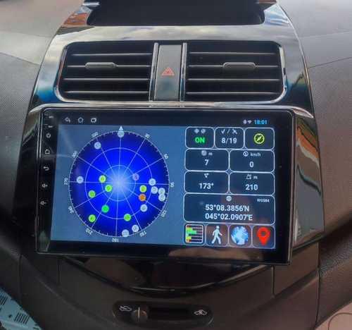 Магнитола 8 ядер Sim Chevrolet Spark M300