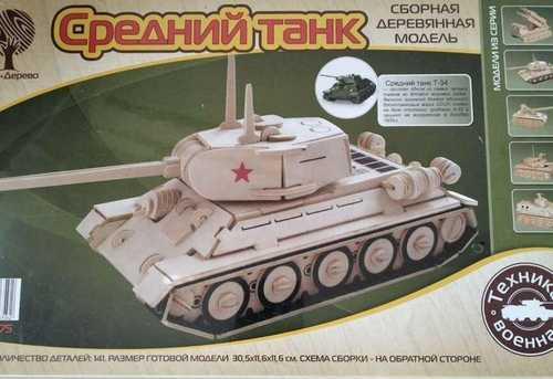 Сборная модель танка т 34