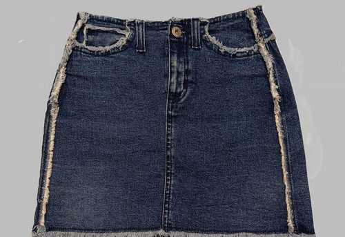 Юбка джинсовая мини Gloria Jeans девоч 10-11л, р34