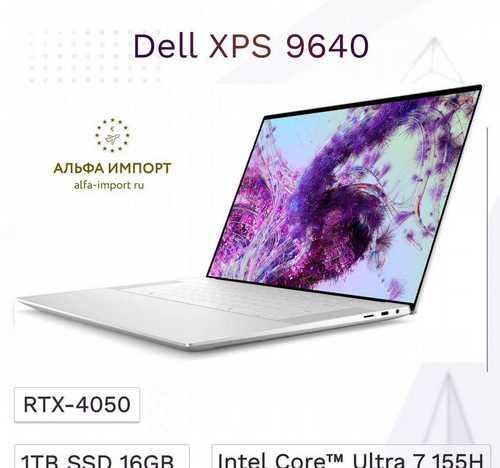 Dell XPS 9640 Ultra 7-155h 16/1 RTX-4050