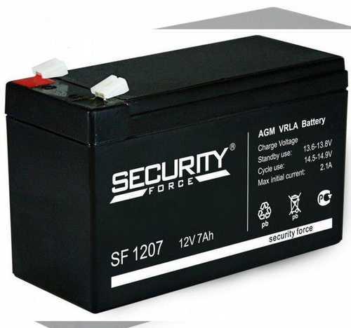 Аккумулятор Security Force SF1207 12V 7Ah