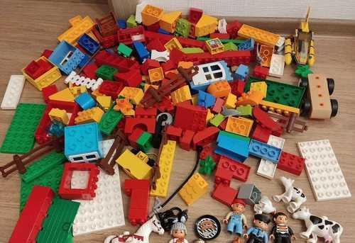 Lego duplo ферма пакетом +кубики