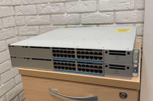 Коммутатор Cisco catalyst 9300 безнал/ как новый