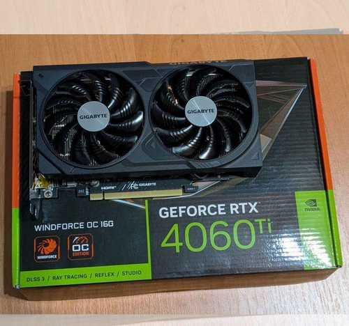 Видеокарта Nvidia RTX 4060ti 16gb Gigabyte OC