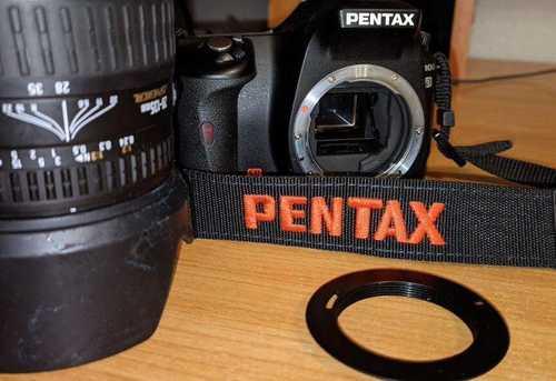 Pentax k100d пробег 2600. Зеркальный фотоаппарат