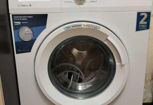 Новая стиральная машина beko 5кг 1000бо/мин А