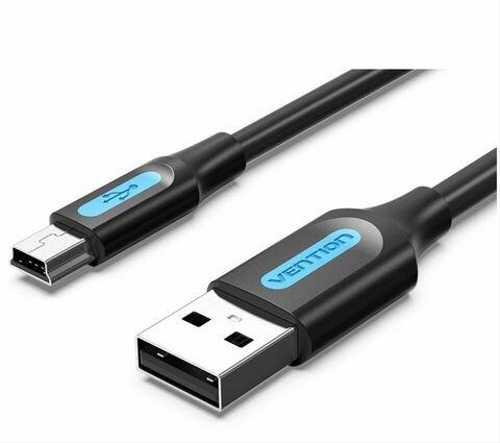 Кабель USB2.0 тип А(m) -miniB(5P) 1.5м. #374503