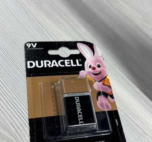 Батарейка duracell 9v