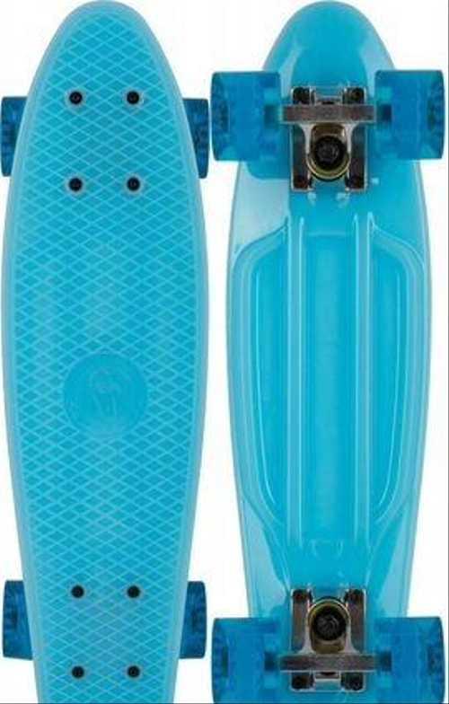 Скейтборд fish 22" HOT голубой