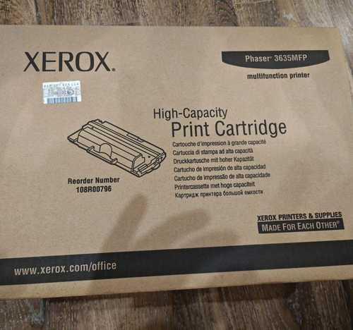 Картридж Xerox 108R00796 для мфу Phaser 3635MFP