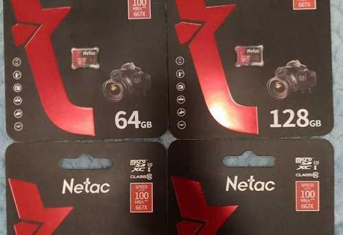 Новые карты памяти MicroSD Netac