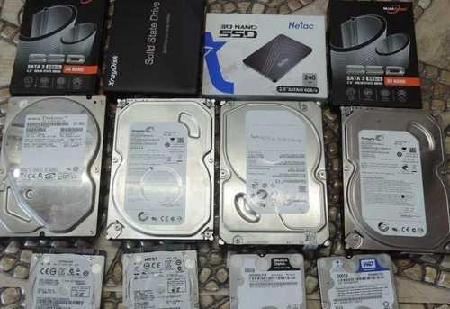 SSD и HDD для компьютера и ноутбука (новые и Б\У)