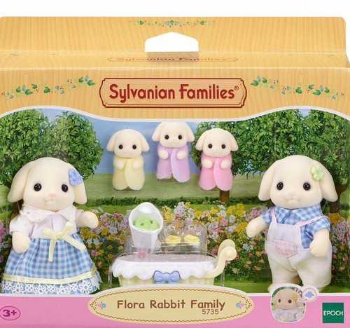 Игровой набор Sylvanian Families Семья Цветочных к