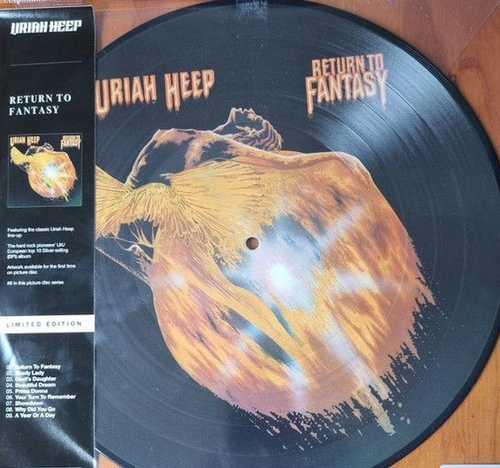 Виниловая пластинка Uriah Heep - Return To Fantasy (picture) (Black Vinyl LP)