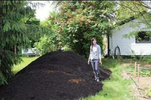 Чернозем чистый для сада и огород.Доставка