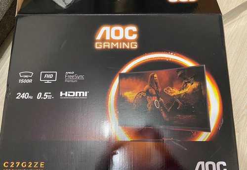 Монитор AOC gaming C27G2ZE/BK Black 240Hz