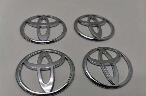 4шт значки самоклеящиеся для Toyota 57мм*51мм