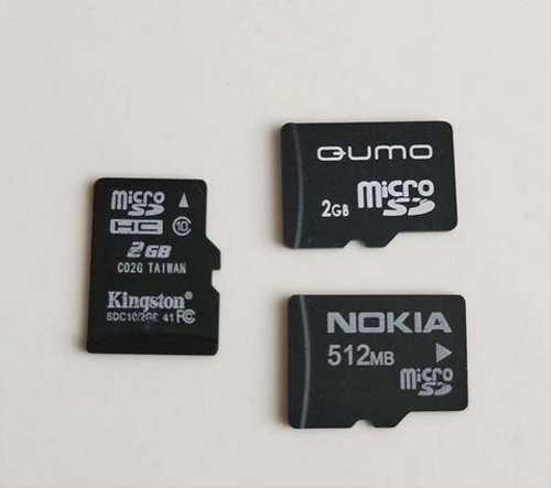 Карта памяти MicroSD + адаптер
