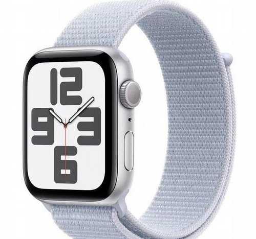 Смарт-часы Apple Watch SE 2 (2024) GPS Cellular 44мм, Silver Al Blue Cloud Sport Loop