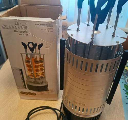 Электрошашлычница smile gb3311