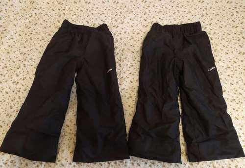 Зимние брюки Wedze декатлон 5 лет черные