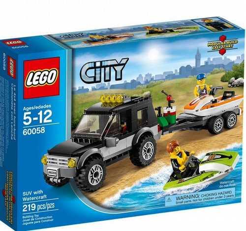 Lego 60058 SUV with watercraft новый