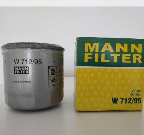 Фильтр масляный mann filter W712/95