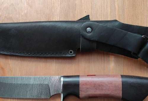 Нож подарочный "Лесник" из дамасской стали венге
