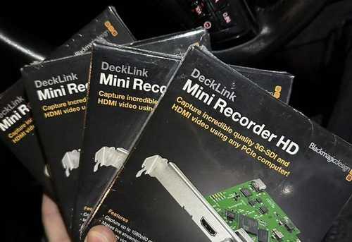 Blackmagic decklink mini recorder HD