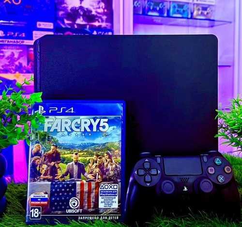 Sony PlayStation 4 Slim   50 игр   Far Cry 5