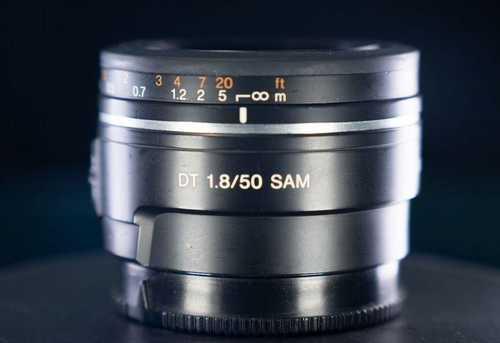 Объектив Sony DT 50mm F1.8 SAM (SAL50F18.AE)