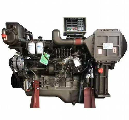Судовой газовый двигатель 300 кВт Yuchai YC6TD410NL-C25