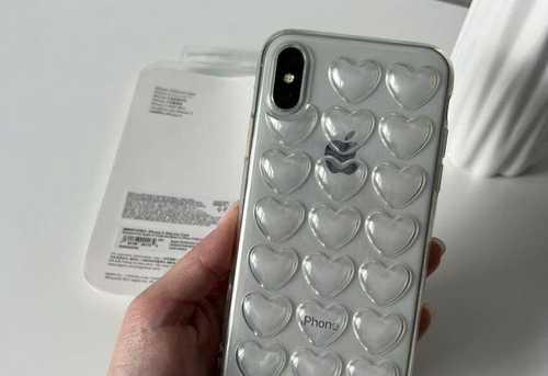 Чехол на iPhone X силиконовый