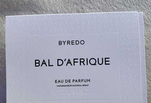 Byredo bal d afrique