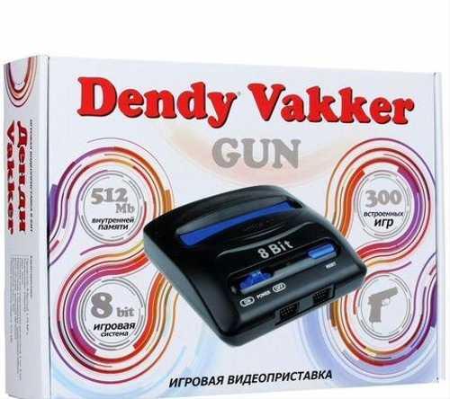 Игровая приставка Dendy Vakker 300 игр + световой