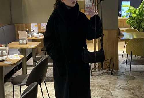 Пальто женское черное h&m