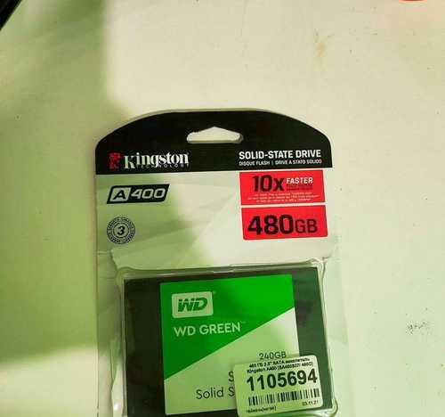 SSD накопитель WD Green 240GB