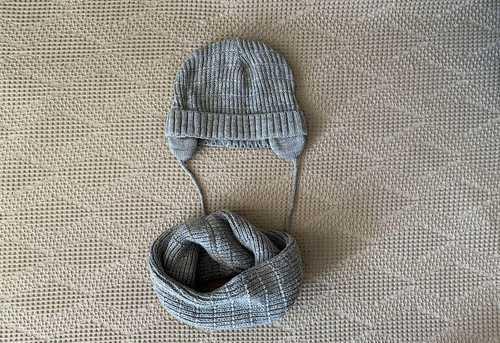 Комплект шапка и снуд для девочки Zara 1-2 года