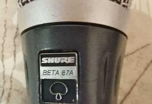 Легендарный оригинальный микрофон shure beta 87A