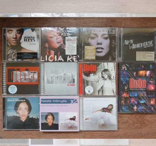 CD Dido, Alicia Keys, Amy Winehouse, N. Imbruglia