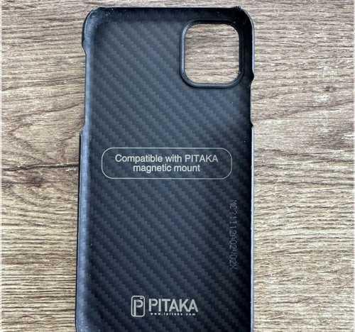 Оригинальный карбоновый чехол Pitaka для iPhone 11