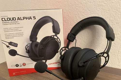 Игровые наушники HyperX Cloud Alpha S black